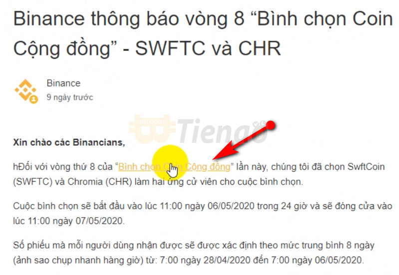 Hướng Dẫn Tham Gia Coin Vote Trên Binance 2020 | Tiền Ảo VL
